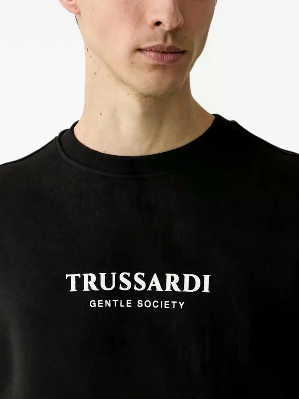 TRUSSARDI Logo-print Crew-neck Sweater