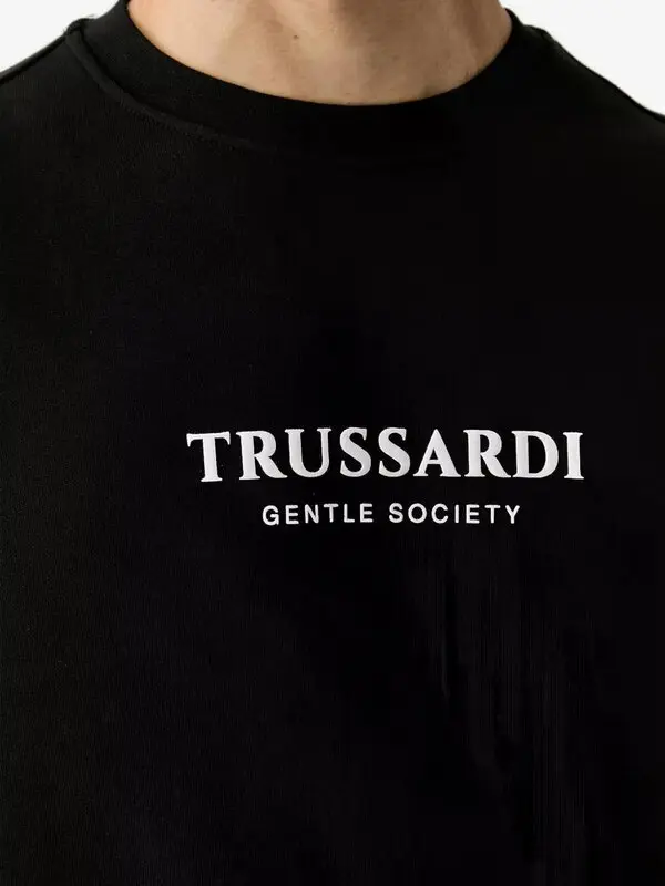 TRUSSARDI Logo-print Crew-neck Sweater
