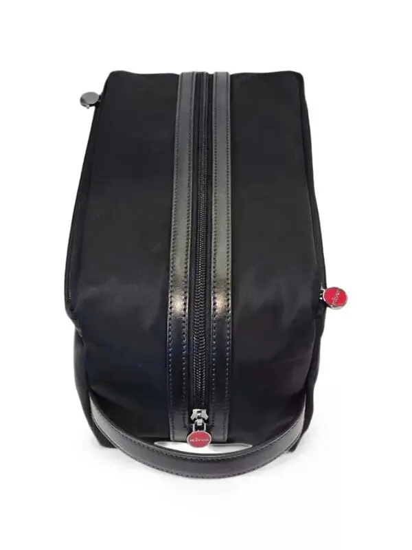 Kiton Leather-trim Toiletry Bag