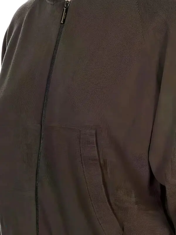Max Mara Zip-up Knitted Hoodie