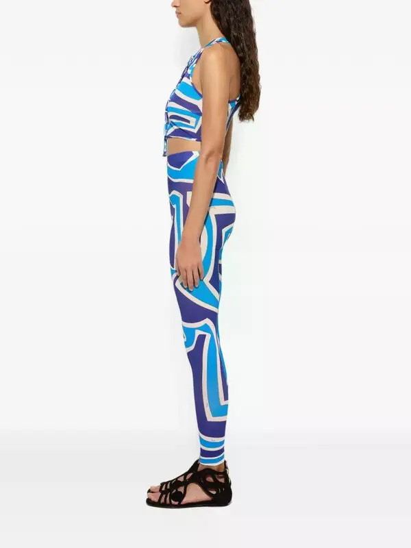 Emilio Pucci Labirinto-print Leggings