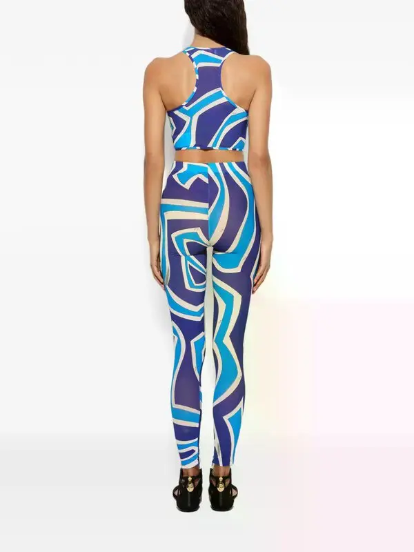 Emilio Pucci Labirinto-print Leggings
