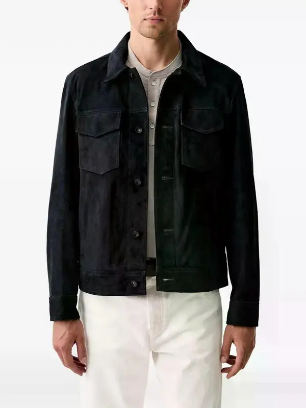 Rag & Bone Rb Suede Flap-pocket Jacket