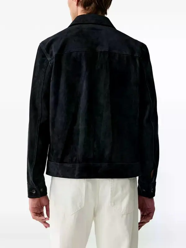 Rag & Bone Rb Suede Flap-pocket Jacket
