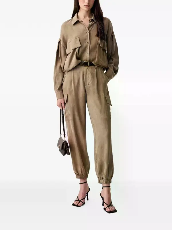 VICOLO Flap-pocket Drop-shoulder Shirt