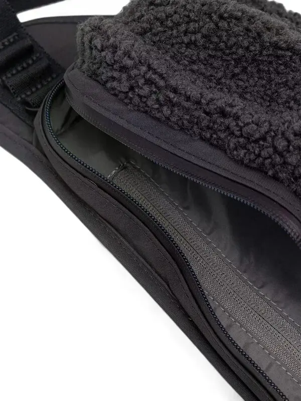 Adidas By Stella McCartney Fleece Texture Logo Print Belt Bag