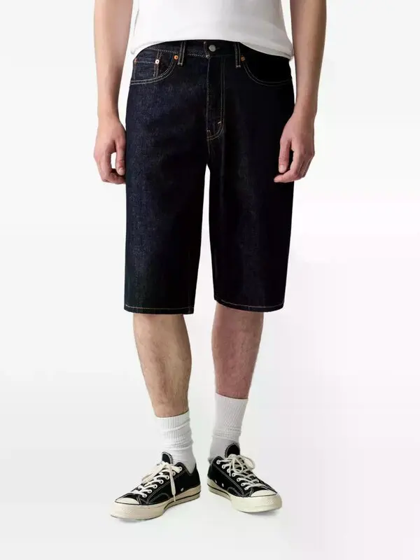 LEVI'S 470 Logo-patch Denim Shorts