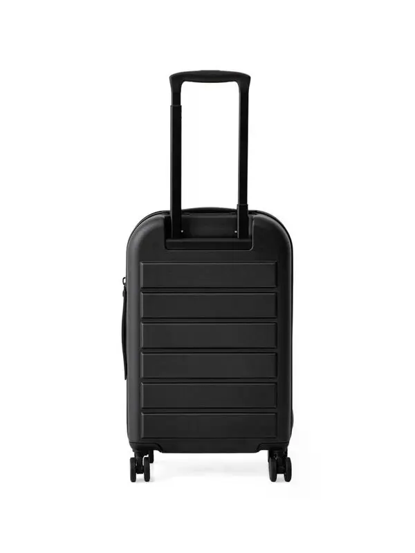 Rains Logo Embossed Buckle-strap Suitcase