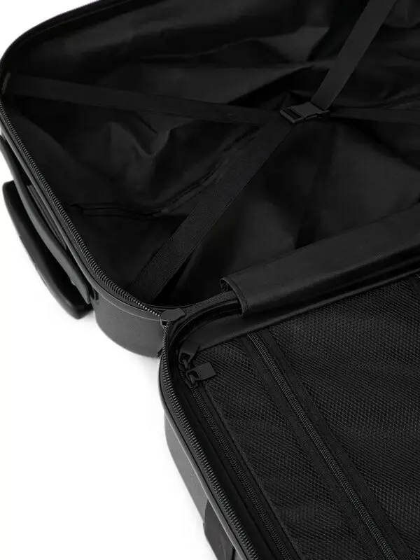 Rains Logo Embossed Buckle-strap Suitcase