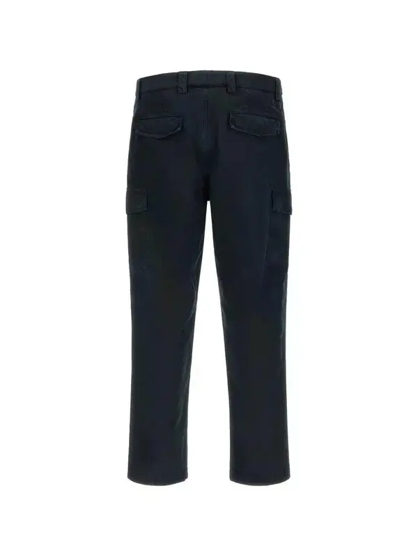 Brunello Cucinelli Garment-dyed Cotton Cargo Pants