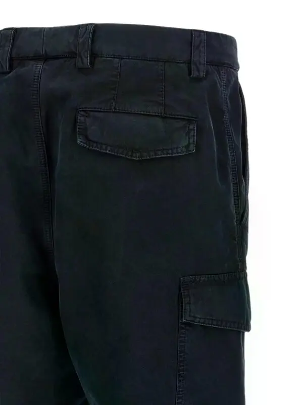 Brunello Cucinelli Garment-dyed Cotton Cargo Pants