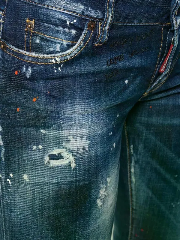 Dsquared2 Distressed Skinny Jeans