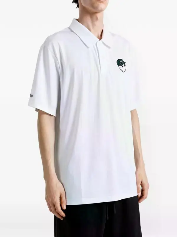 MALBON Logo-embroidered Polo Shirt