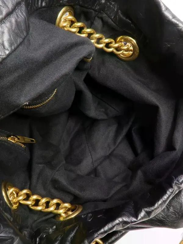Balenciaga Crush Chain Shoulder Bag - Black