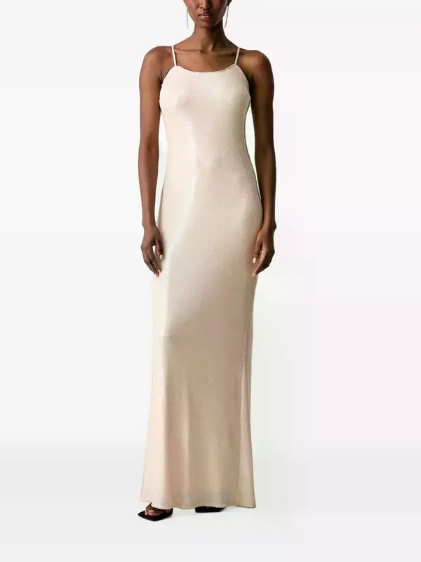 Patrizia Pepe Sequin-embellished Maxi Dress - Pink