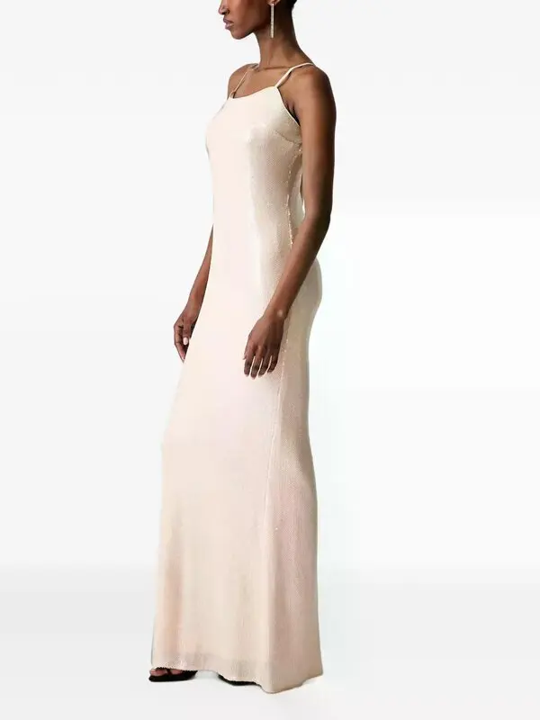 Patrizia Pepe Sequin-embellished Maxi Dress