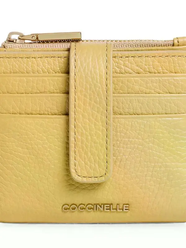 COCCINELLE Grained-leather Cardholder