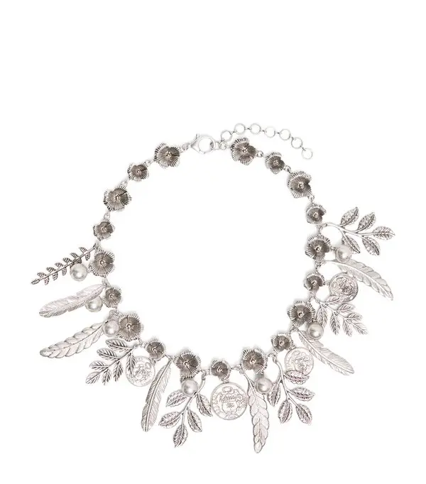Max Mara Floral Charm Necklace