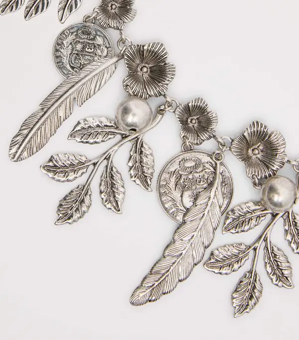 Max Mara Floral Charm Necklace