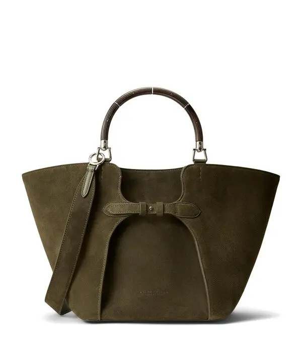 Ralph Lauren Suede Tote Bag - Brown
