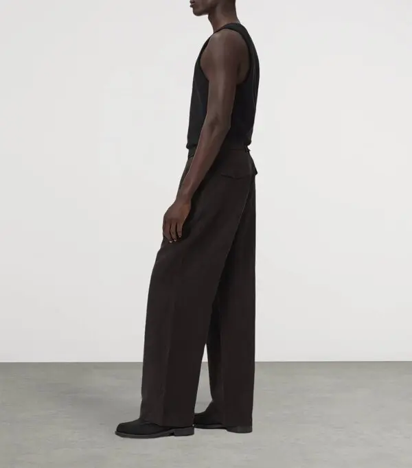 ALLSAINTS Marko Belted Pleated Trousers