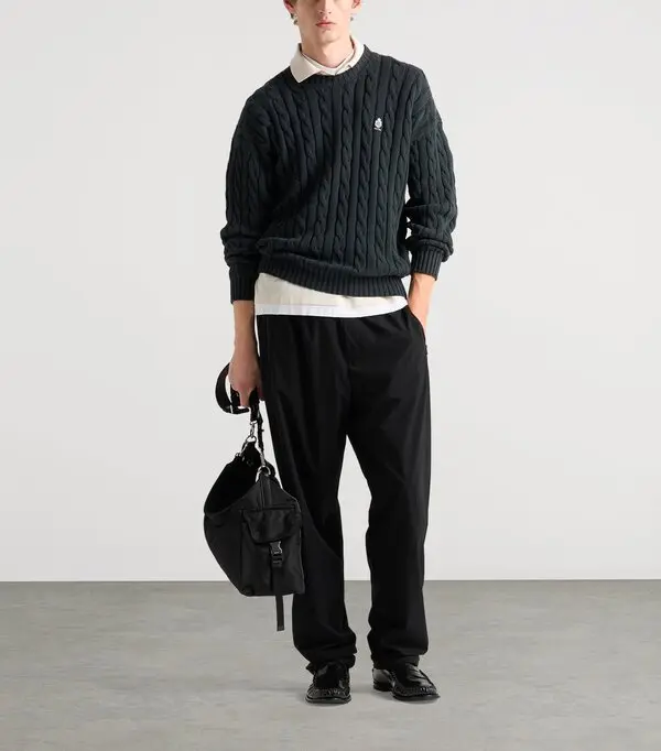 Prada Re-nylon Straight Sweatpants