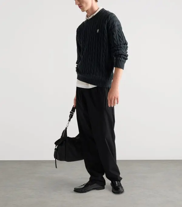 Prada Re-nylon Straight Sweatpants