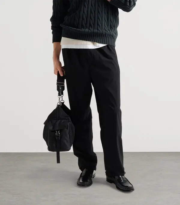 Prada Re-nylon Straight Sweatpants