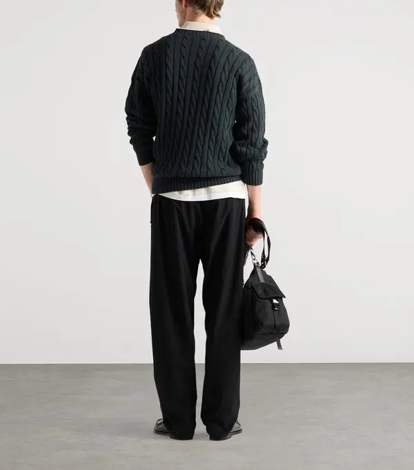 Prada Re-nylon Straight Sweatpants