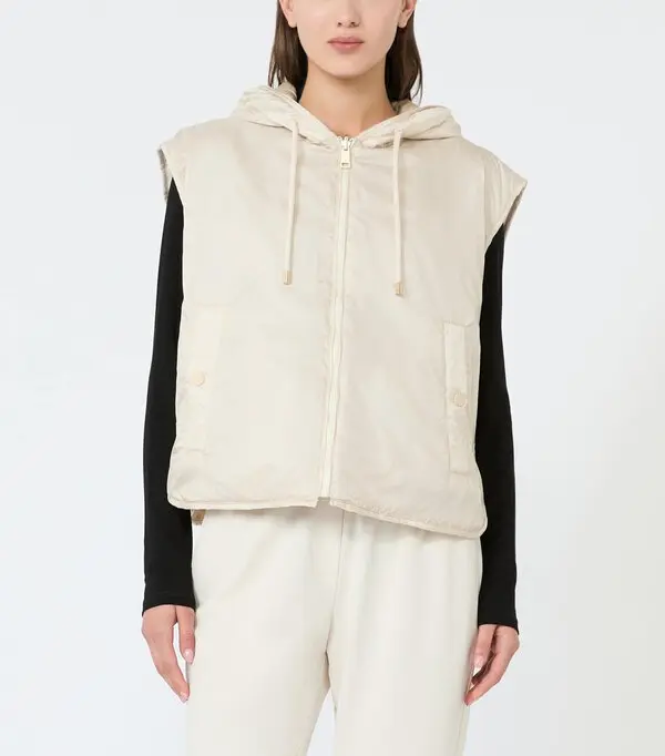 Max Mara Reversible Hooded Puffer Gilet