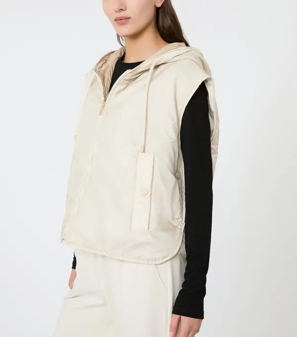 Max Mara Reversible Hooded Puffer Gilet