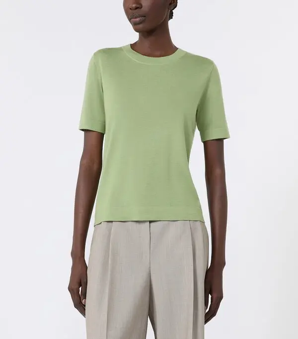Max Mara Wool-silk Knit Top