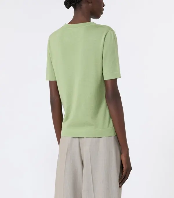 Max Mara Wool-silk Knit Top