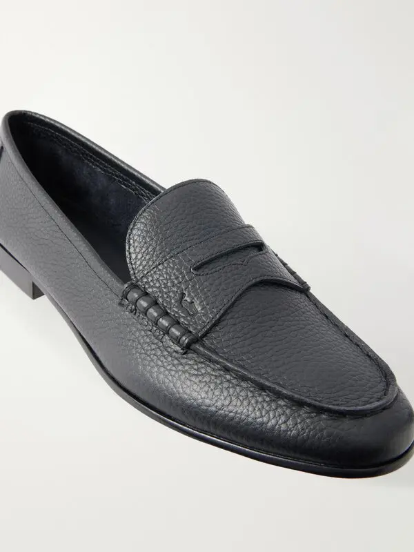 Polo Ralph Lauren Pebble-grain Leather Loafers