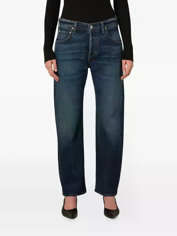 Citizens Of Humanity Winslow Boyfriend Buttoned Jeans - Blue