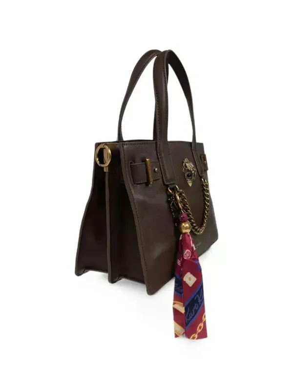 Kurt Geiger Small Sloane Leather Tote Bag - Brown