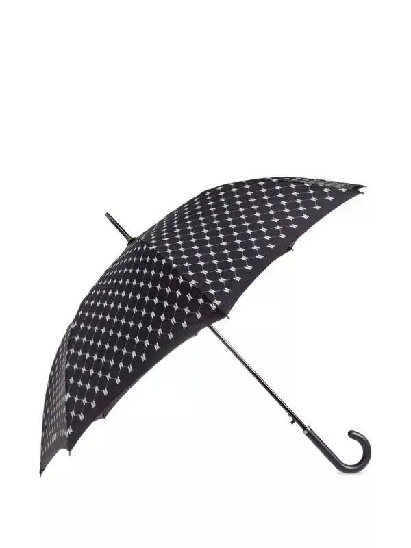 Moschino Monogram-print Curved-handle Umbrella