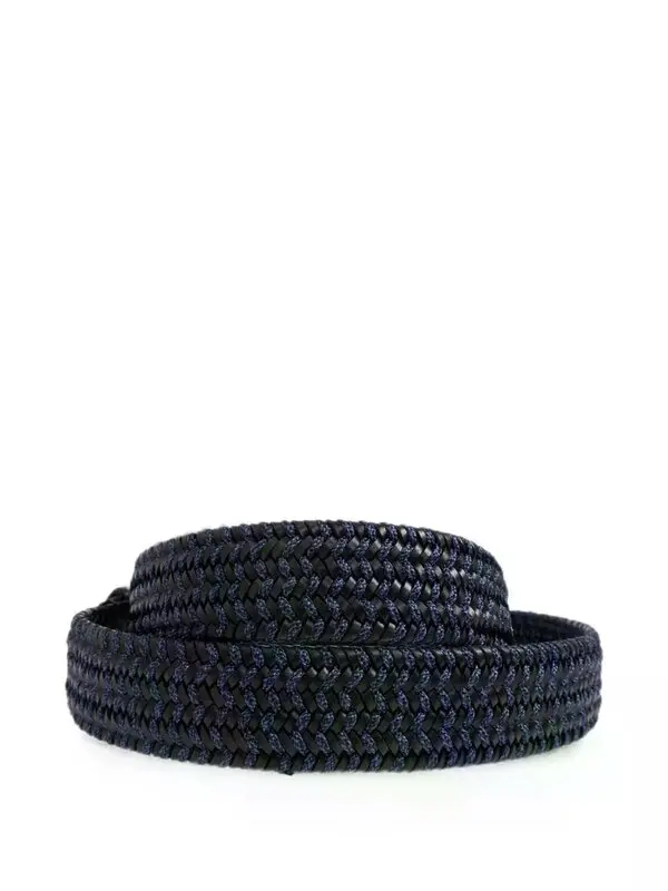 Paul & Shark Braided Leather Belt