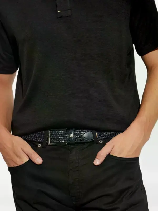 Paul & Shark Braided Leather Belt