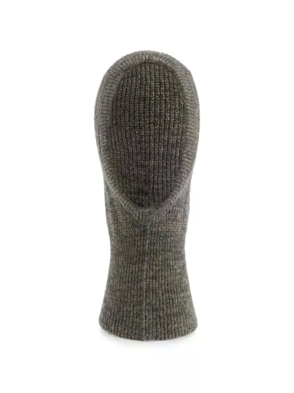 MAISON MARGIELA Four-stitch Ribbed Balaclava - Grey