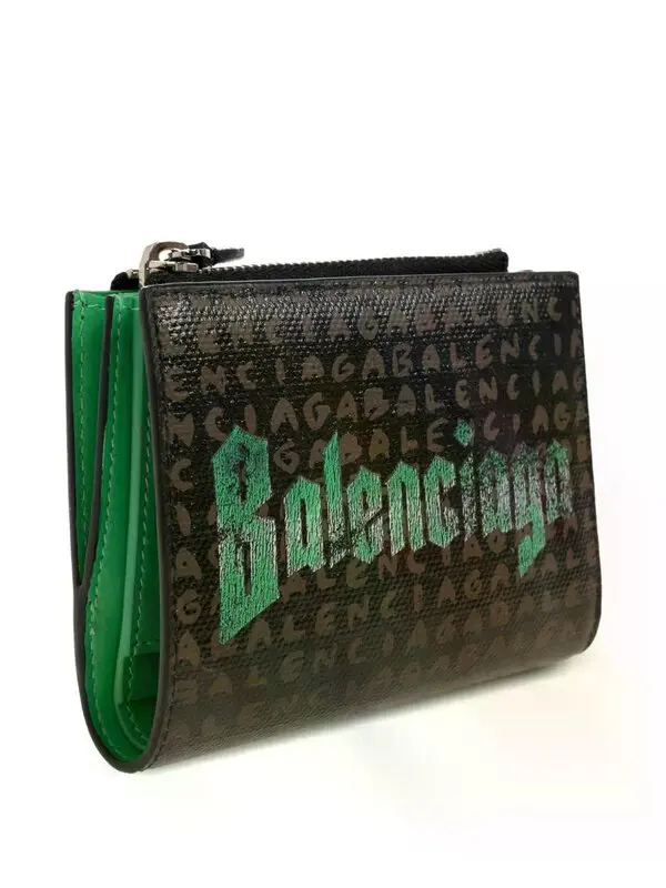 Balenciaga Logo-print Bifold Wallet