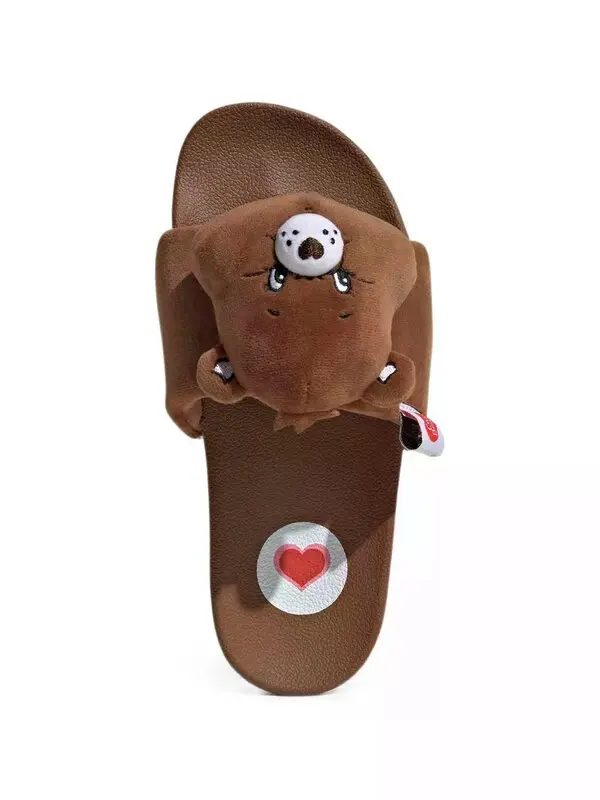 Adidas X Care Bears Adilette Tenderheart Bear Sandals - Brown