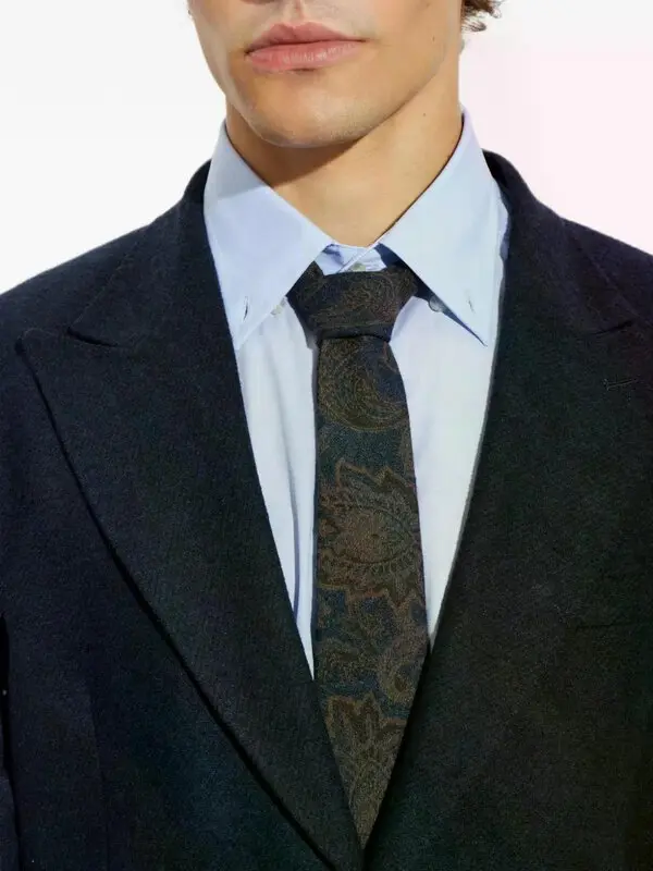 Etro Paisley-patterned Silk Tie