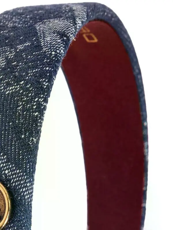 Etro Logo-plaque Floral-jacquard Headband