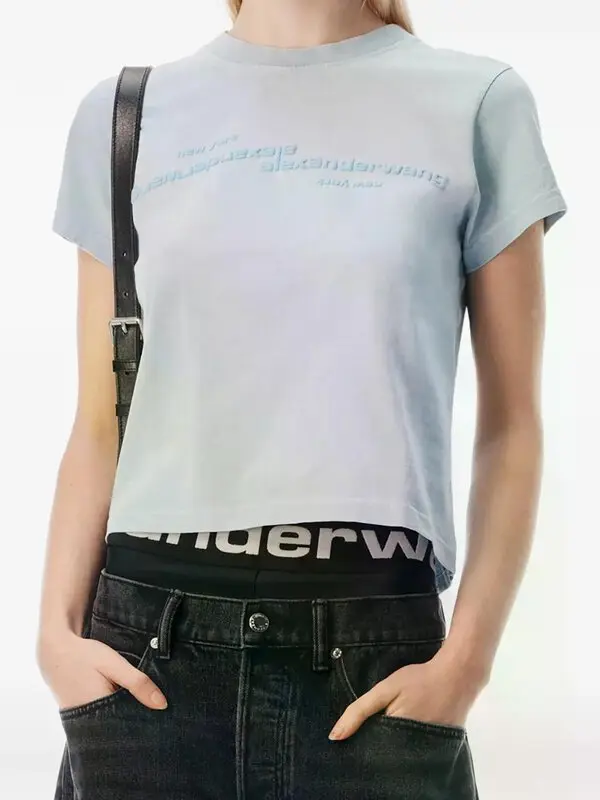 Alexander Wang Mirrored Logo T-shirt
