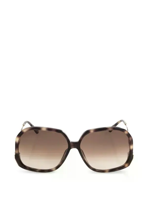 Chloé Squiare-frame Sunglasses - Brown