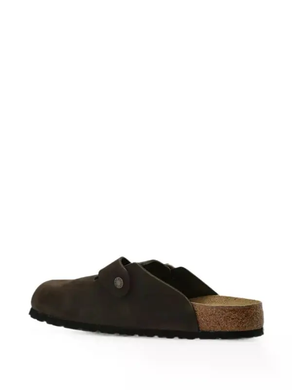 BIRKENSTOCK Boston Buckle-fastening Mules - Brown