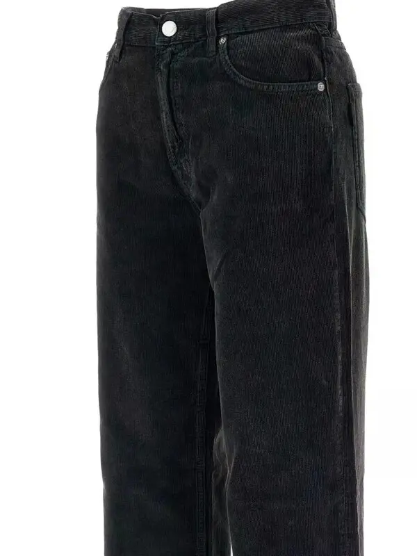 HAIKURE Corduroy-textured Trousers - Black