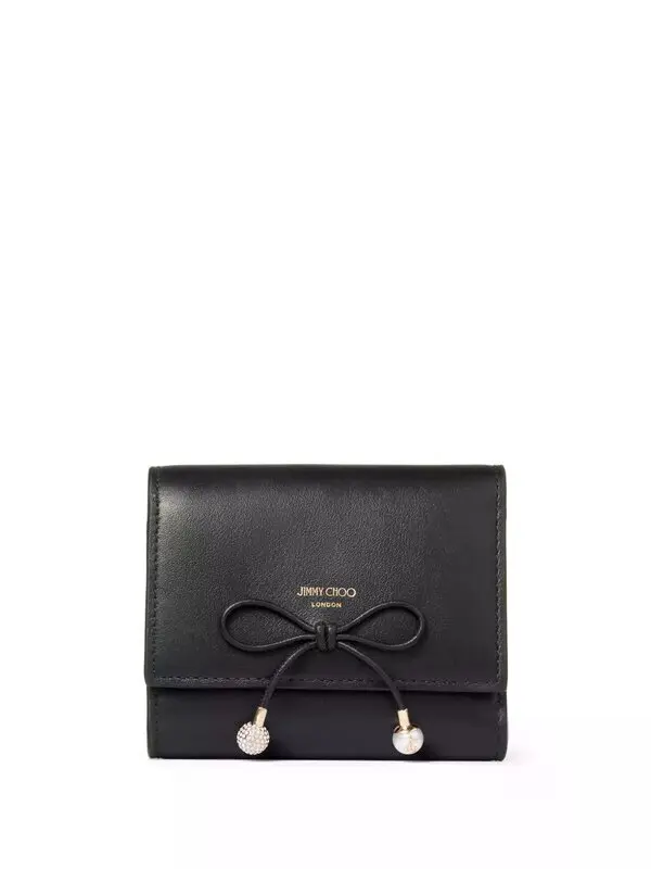 JIMMY CHOO Marinda Leather Wallet - Black