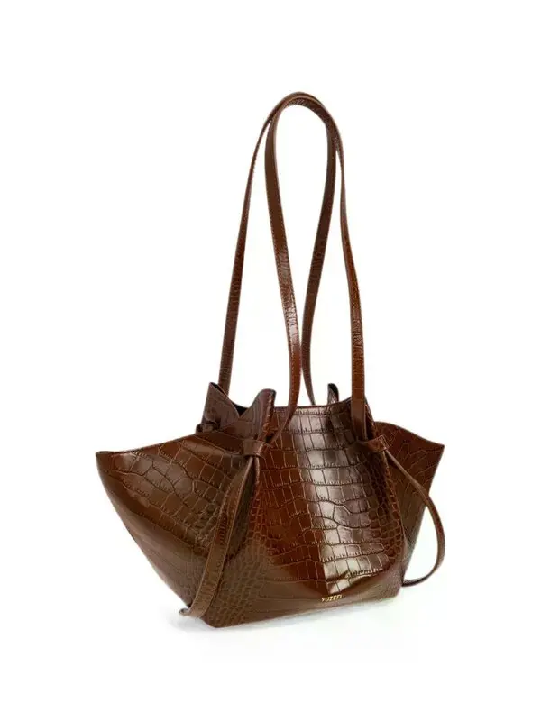 Yuzefi Mochi Croc-effect Leather Tote Bag